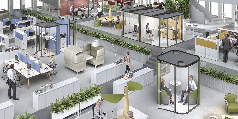 Collaborative room, protagonista dello smart office - Officelayout